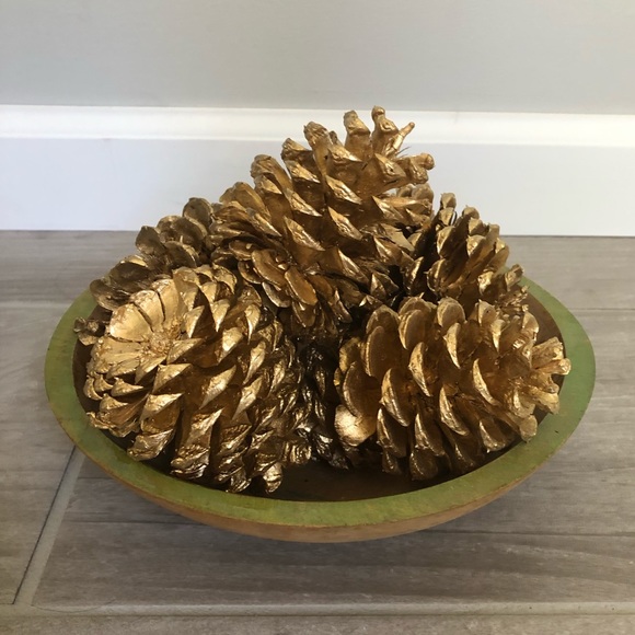 Office | Gold Pine Cone Set | Poshmark